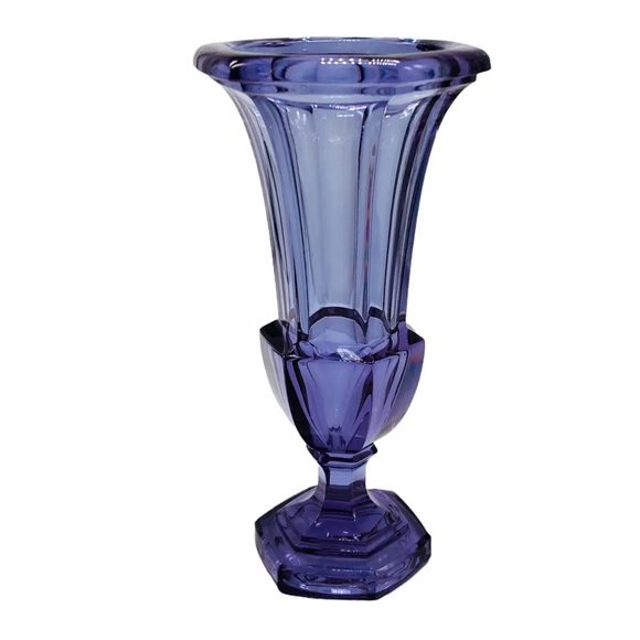 Moser | Art | Moser Glass Neodymium Alexandrite Crystal Trumpet Vase ...